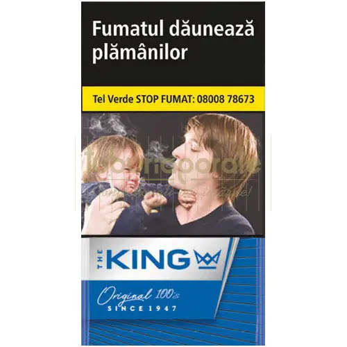 The King Blue 100's | Tigari King Albastru | TuburiAparate.ro