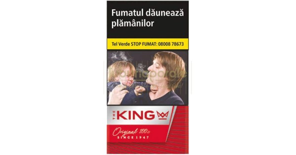 Tigari King Red 100 | Tigari King rosu | TuburiAparate.ro