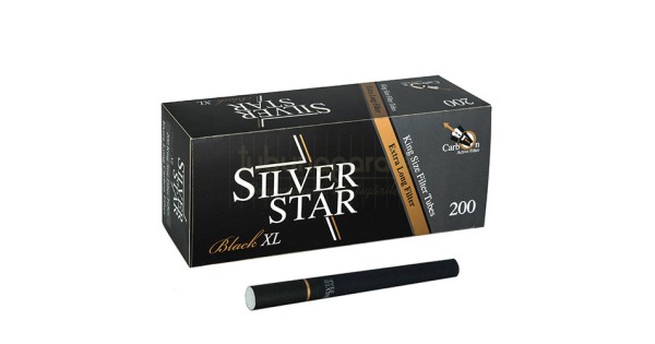 Tuburi Tigari Silver Star Black XL Black carbon-activ