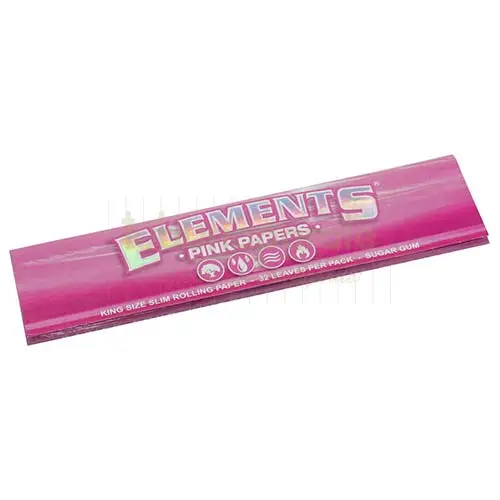 Foite roz Elements Pink King Size Slim | TuburiAparate.ro