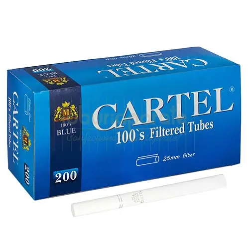 Tuburi Tigari Cartel Blue 100 MM | TuburiAparate.ro