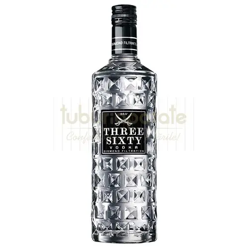 Vodka Three Sixty (1L, 37.5%) | TuburiAparate.ro