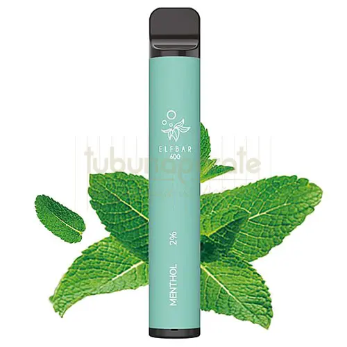 Elf Bar Menthol 600 pufuri (2% nicotina)