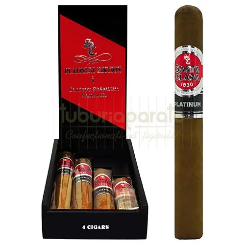 Trabucuri Santa Clara 1830 Platinum Edition Connecticut Sampler (4)