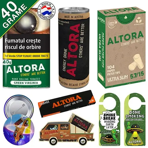 Pachet promo Altora Green Virginia 40g + Transport Gratuit