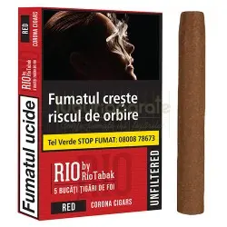 Tigari de foi RIO Red Classic Tobacco 48g (5 bucati)