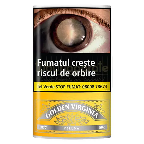Golden Virginia Gold 50g Yellow de rulat | TuburiAparate.ro
