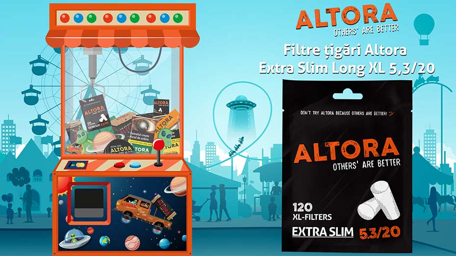 Filtre tigari Altora Extra Slim Long XL | TuburiAparate.ro