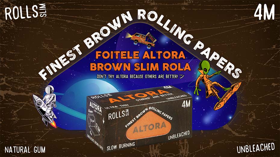 Foite Altora Brown Slim Rola (4m) | TuburiAparate.ro