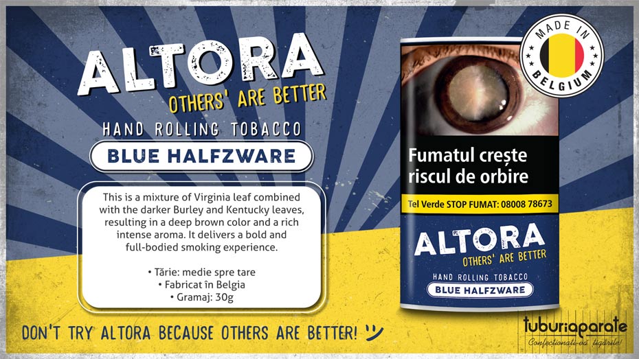 Tutun Altora Blue Halfzware 30g | TuburiAparate.ro