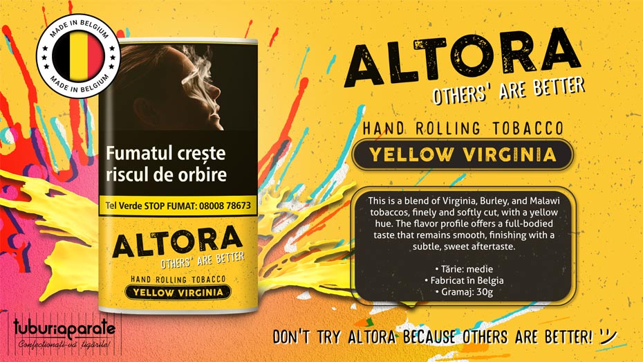 Tutun rulat Altora Yellow Virginia | TuburiAparate.ro